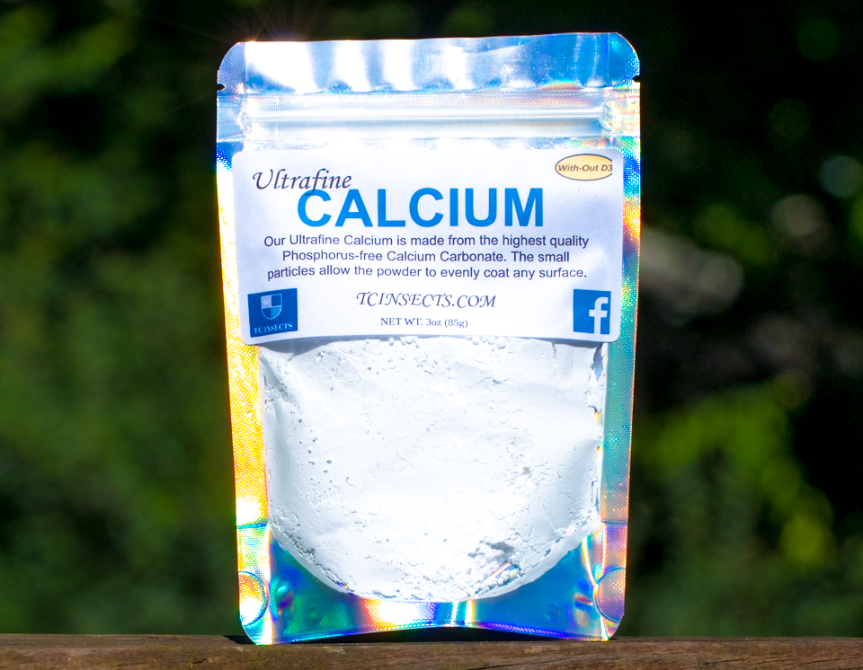 TC Calcium - Ultra fine - Reptile Safe 3oz - TC INSECTS